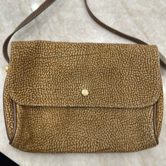 Borbonese | Bags | Borbonese Crossbody Brown Suede Bag | Poshmark